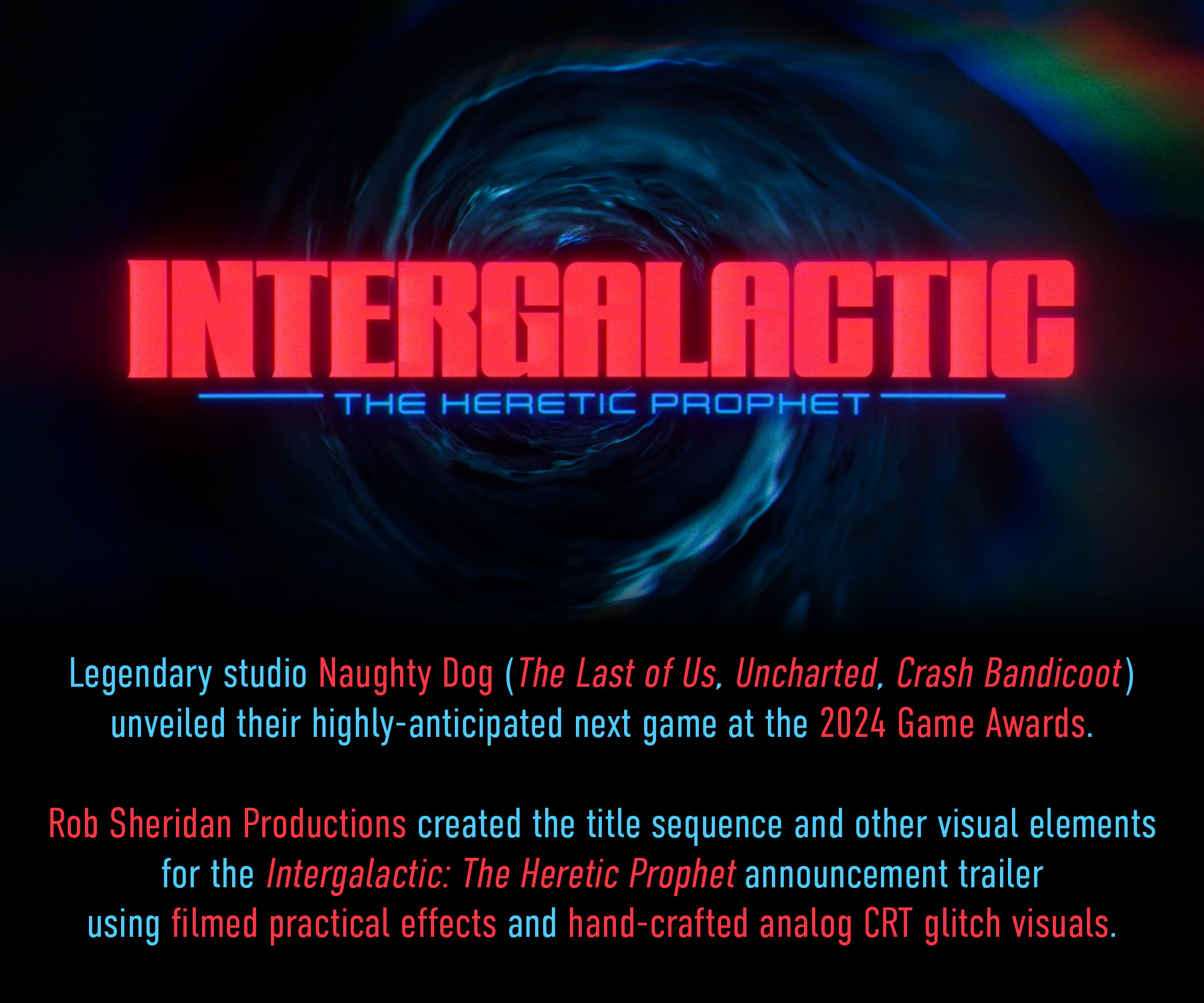 Intergalactic title sequence design - Rob Sheridan